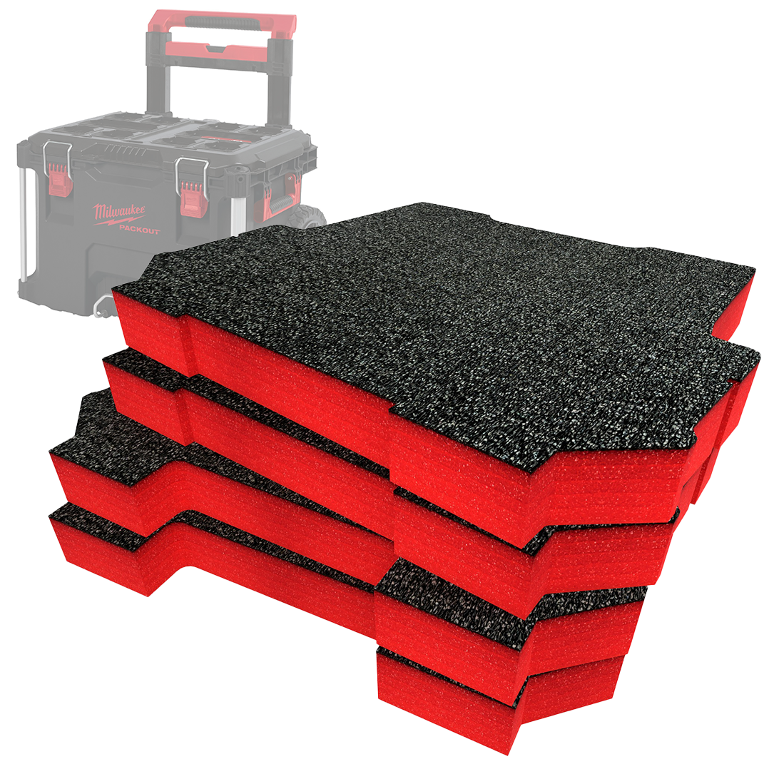 Home Milwaukee Packout Trolley Box Foam Inserts