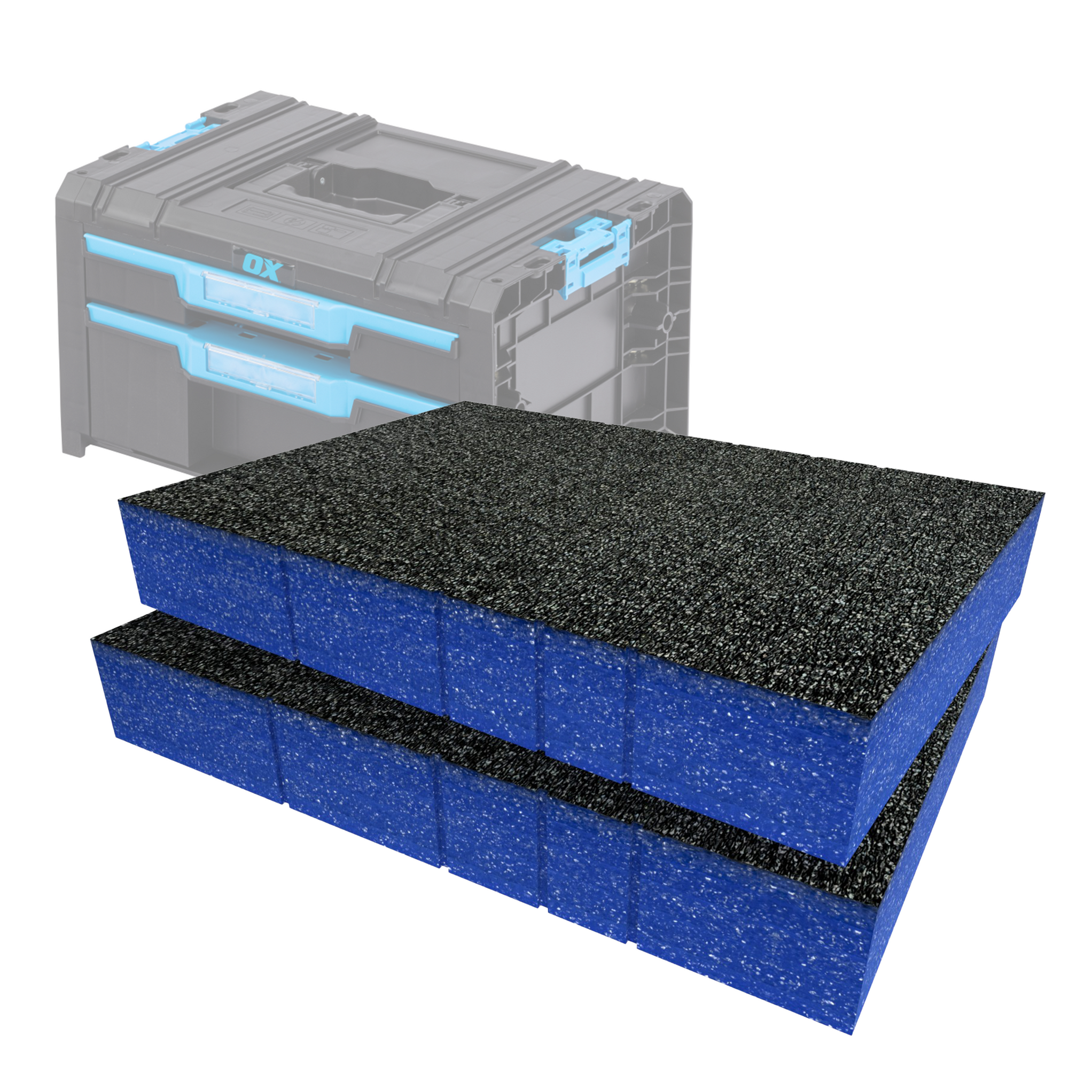 Inicio OX TOOLTREK Trade 2 Cajón de herramientas Espuma para insertos