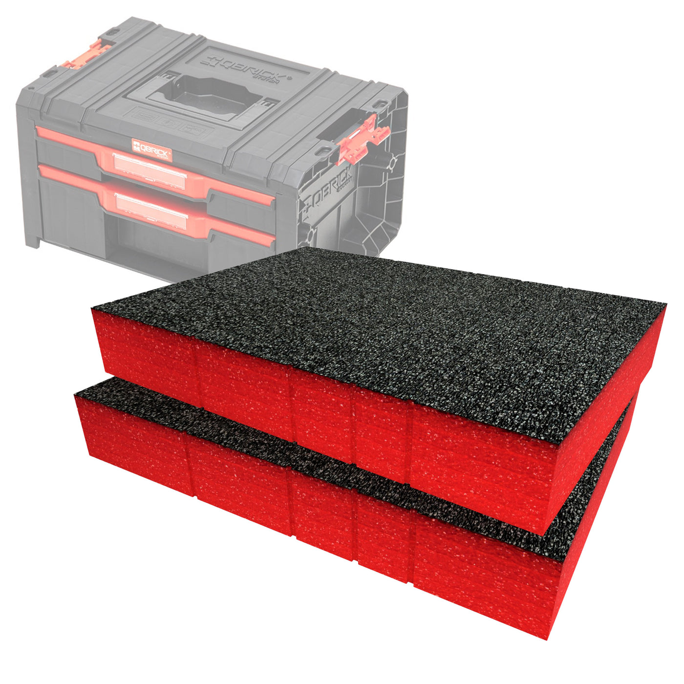 Home Qbrick PRO Drawer 2 Toolbox 2.0 Foam Inserts