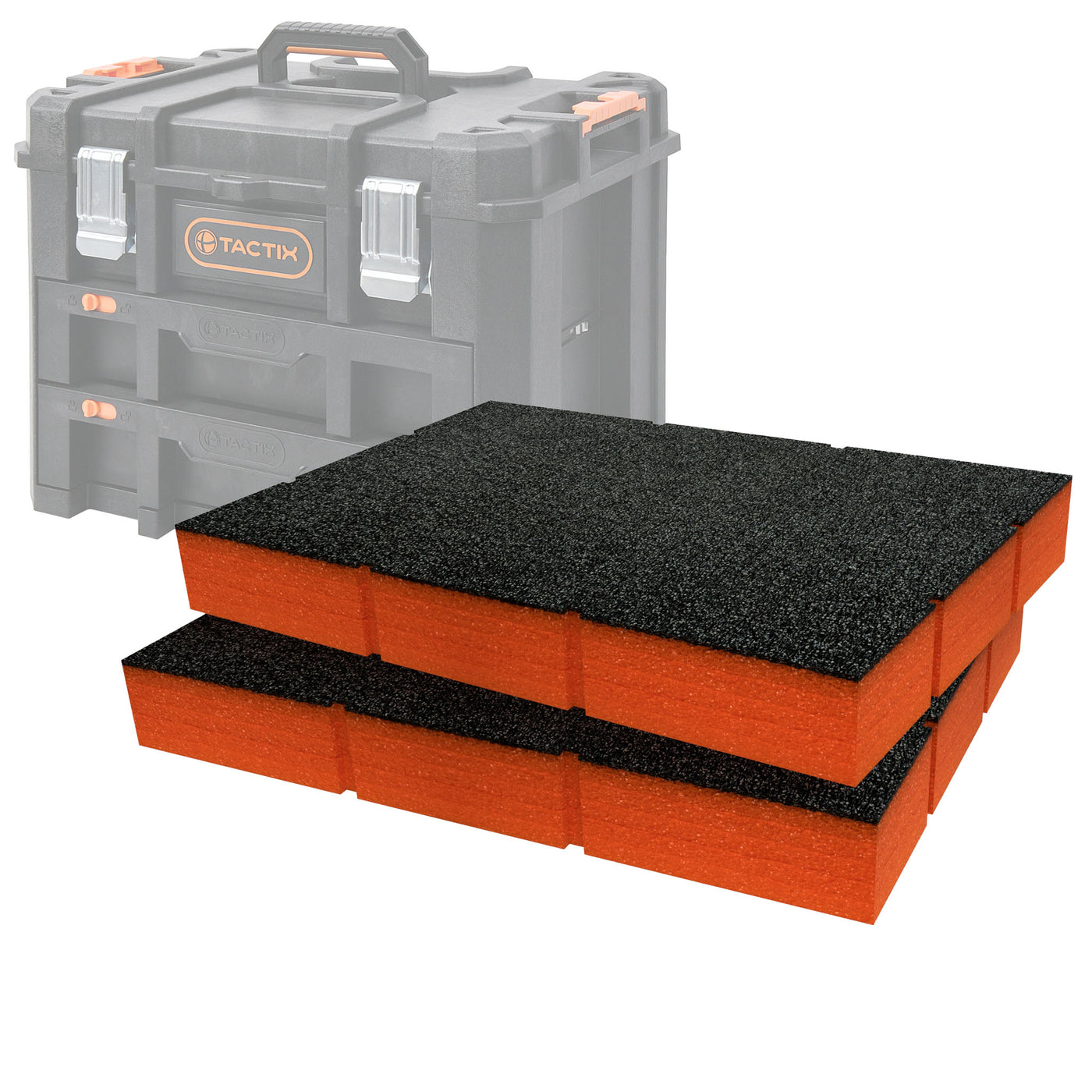 Home Tactix 2 Drawer Tool Chest Drawer Foam Inserts