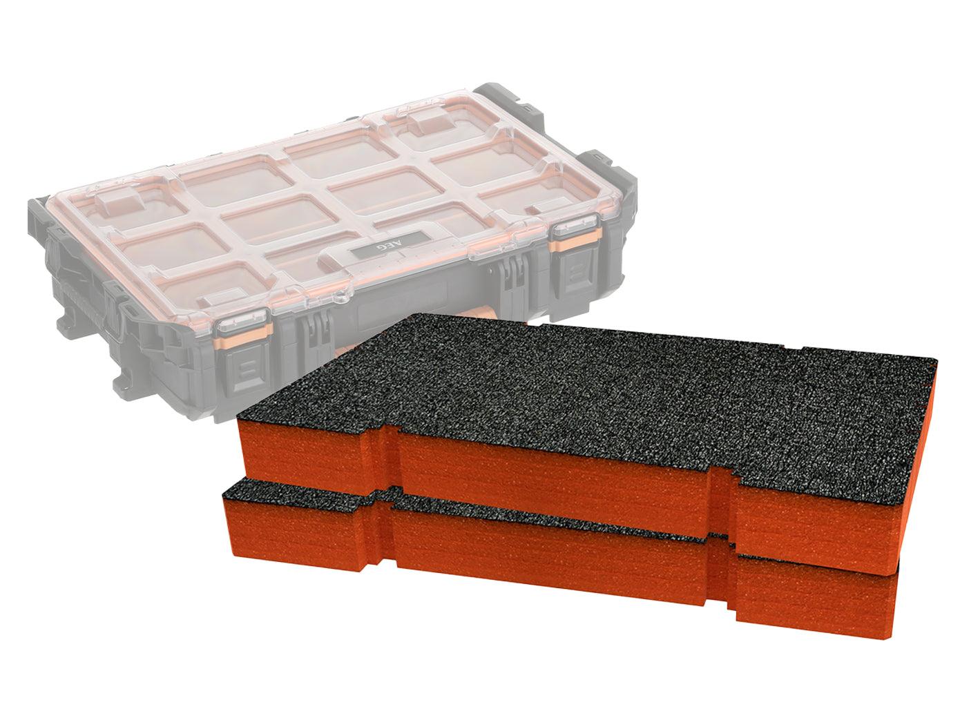 Home AEG Quickstack Clear Lid Tool Organiser Foam Inserts
