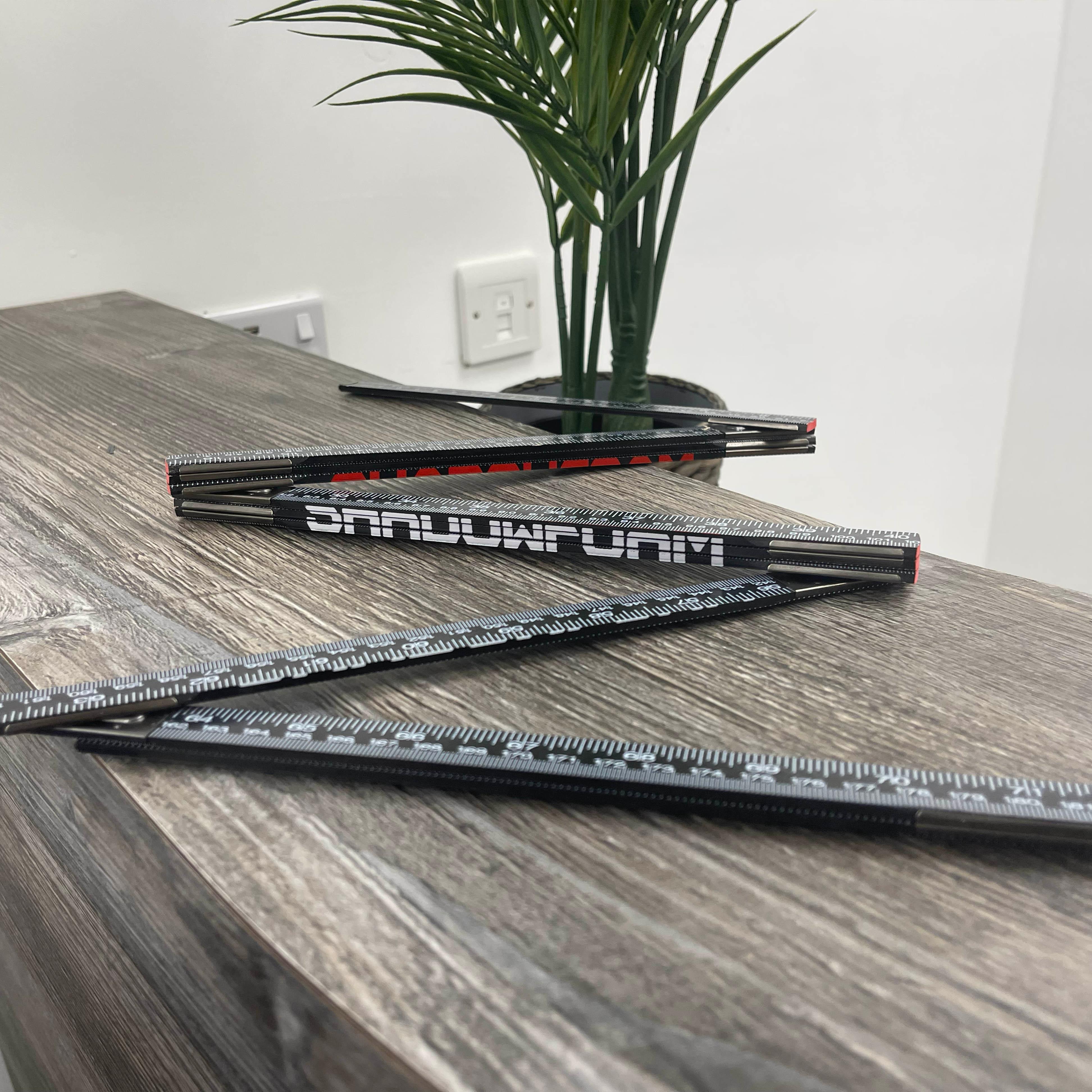Zollstock STAHLWERK Folding Rule 1 Meter Wooden Folding Ruler